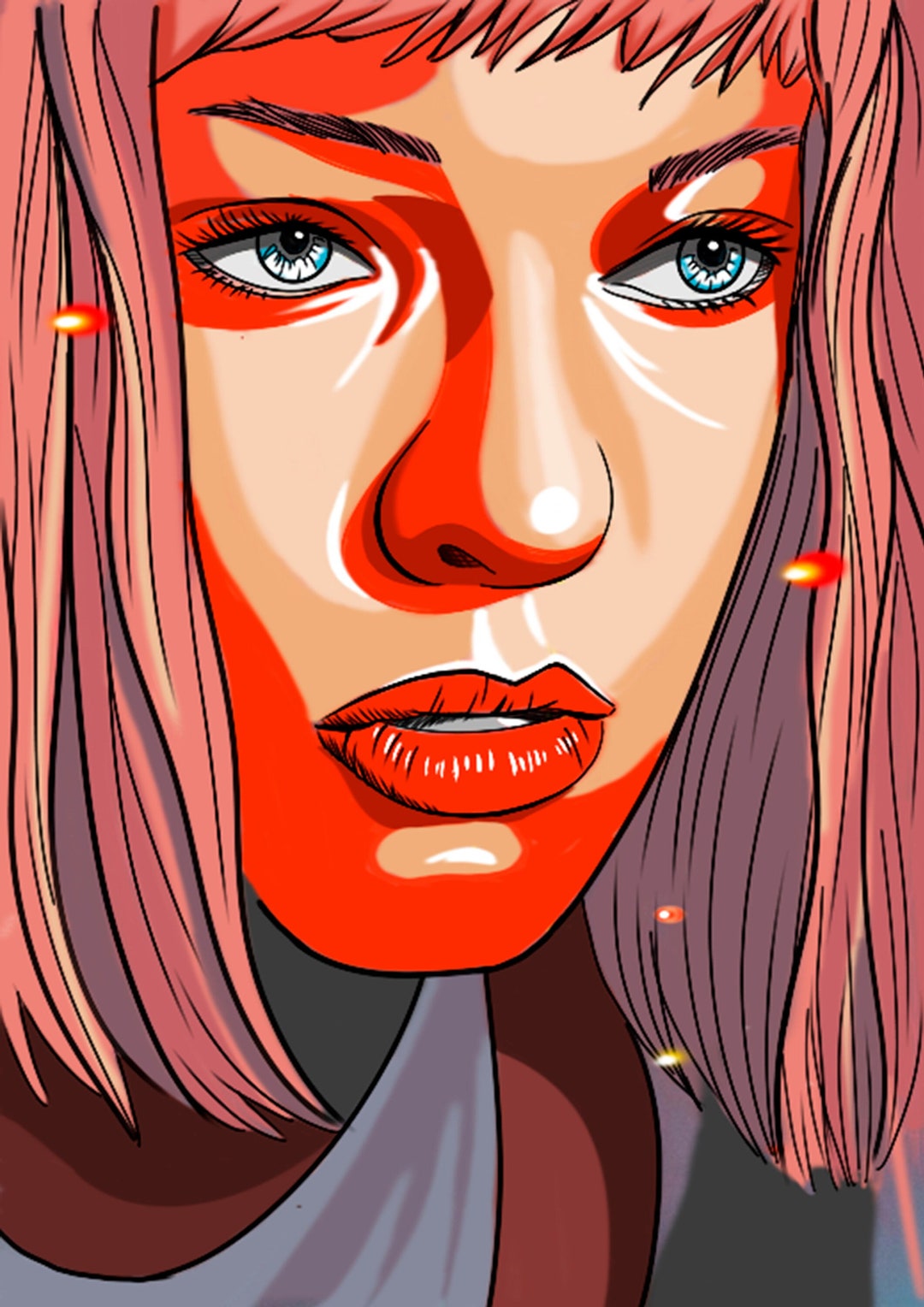 The Fifth Element Digital Painting - Etsy