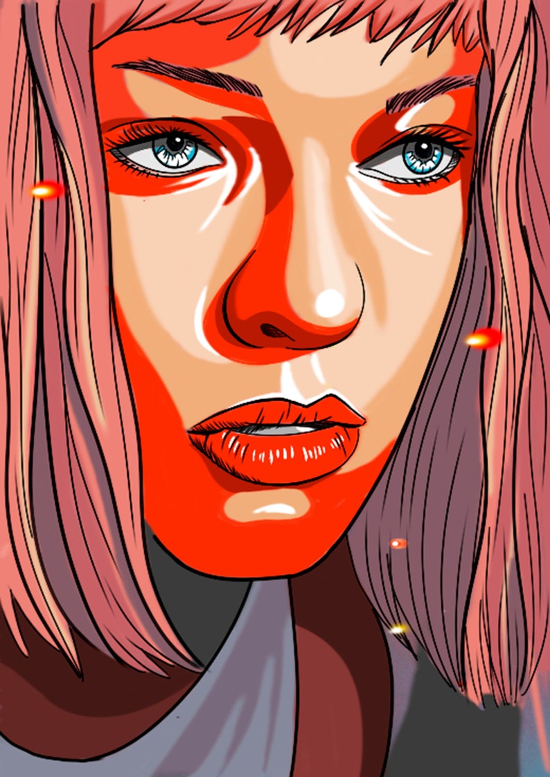 The Fifth Element Digital Painting - Etsy
