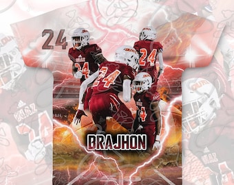 Football All Over Print - Etsy