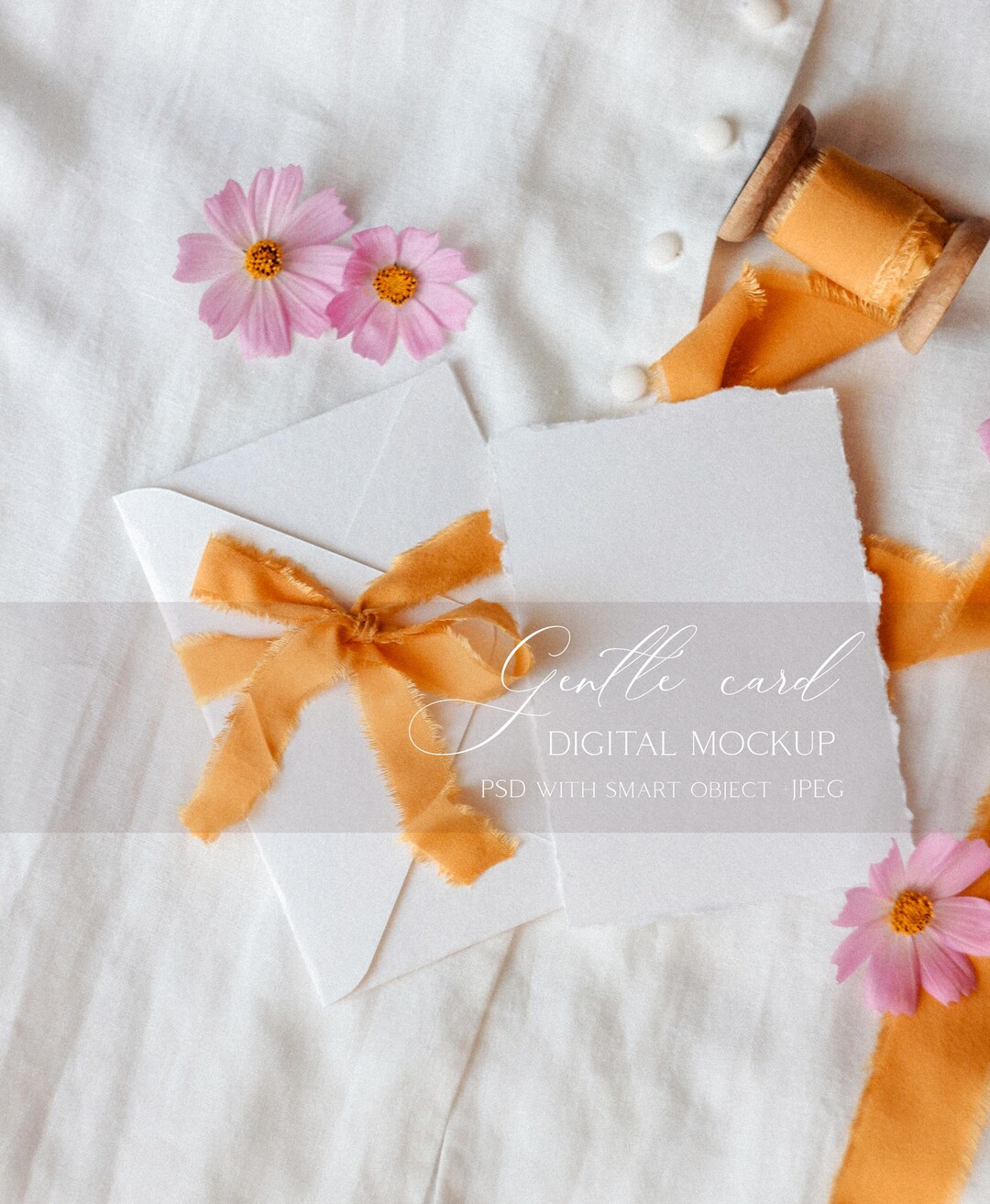 Boho Invitation Mockup: Smart Object PSD Template (digital Download) - Etsy