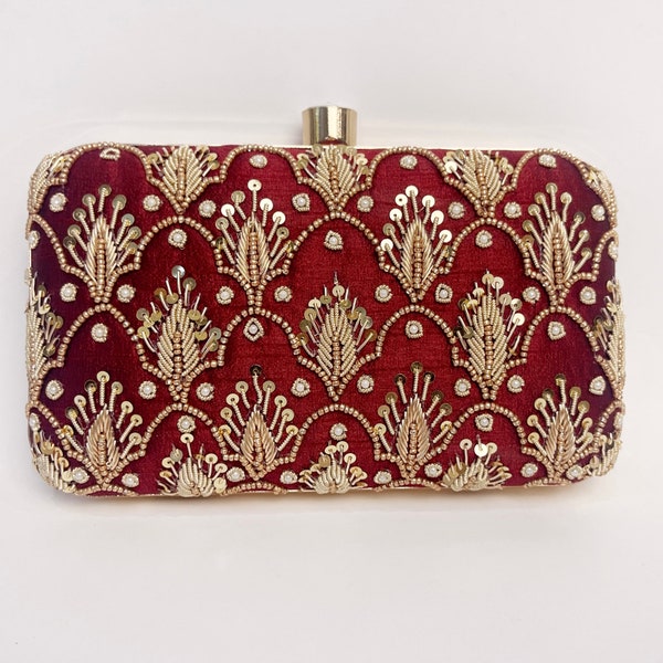 Maroon Clutch - Etsy