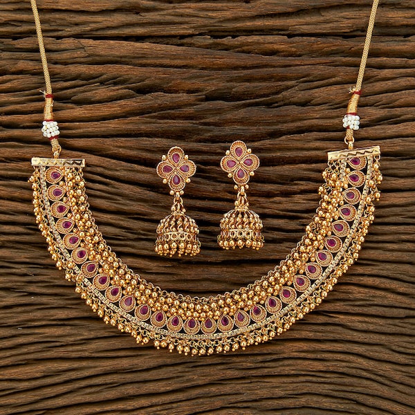 Indian Ruby Necklace - Etsy