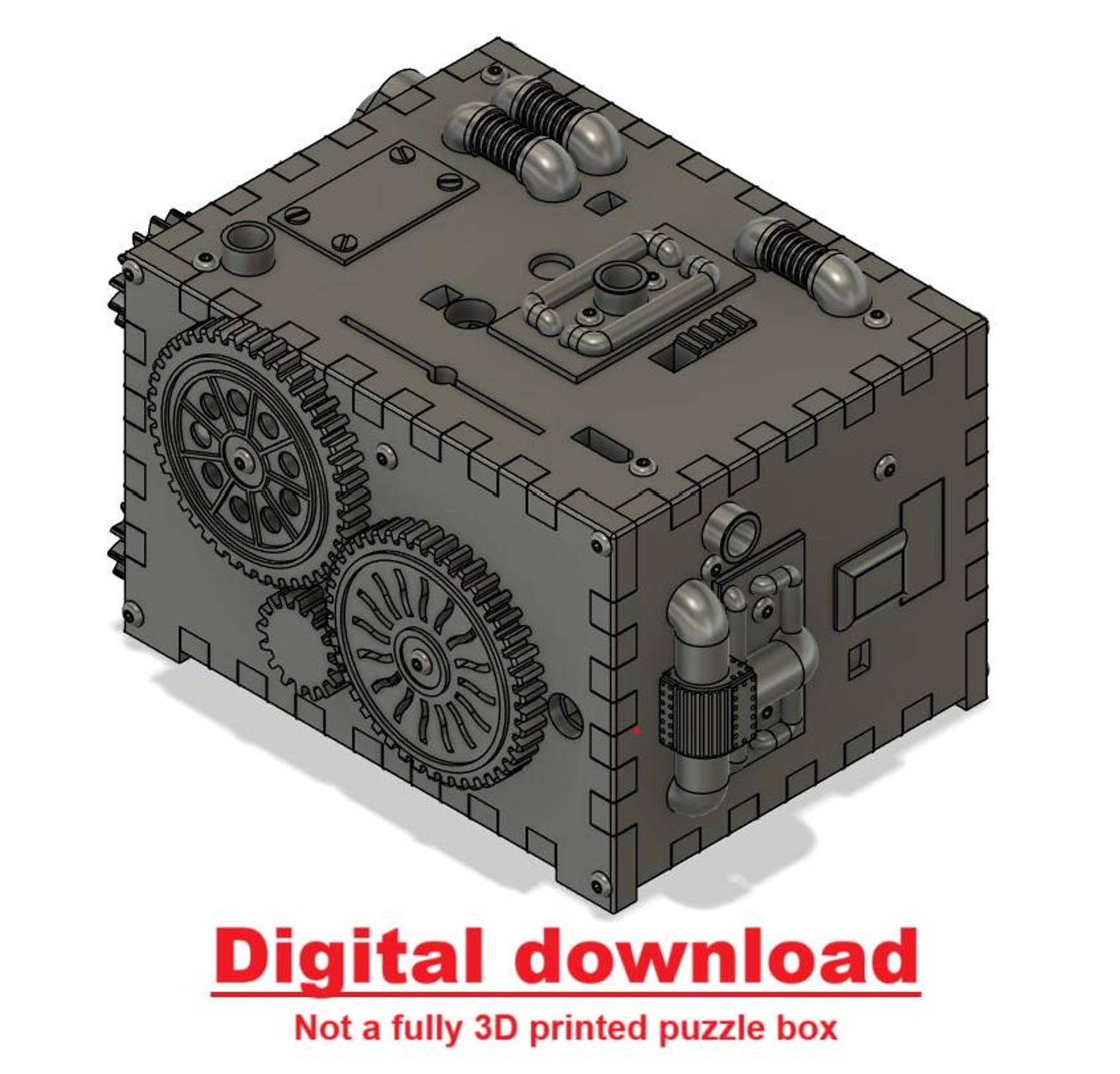 The Steam Machine Puzzle Box - STL Files for 3D Printing - Etsy