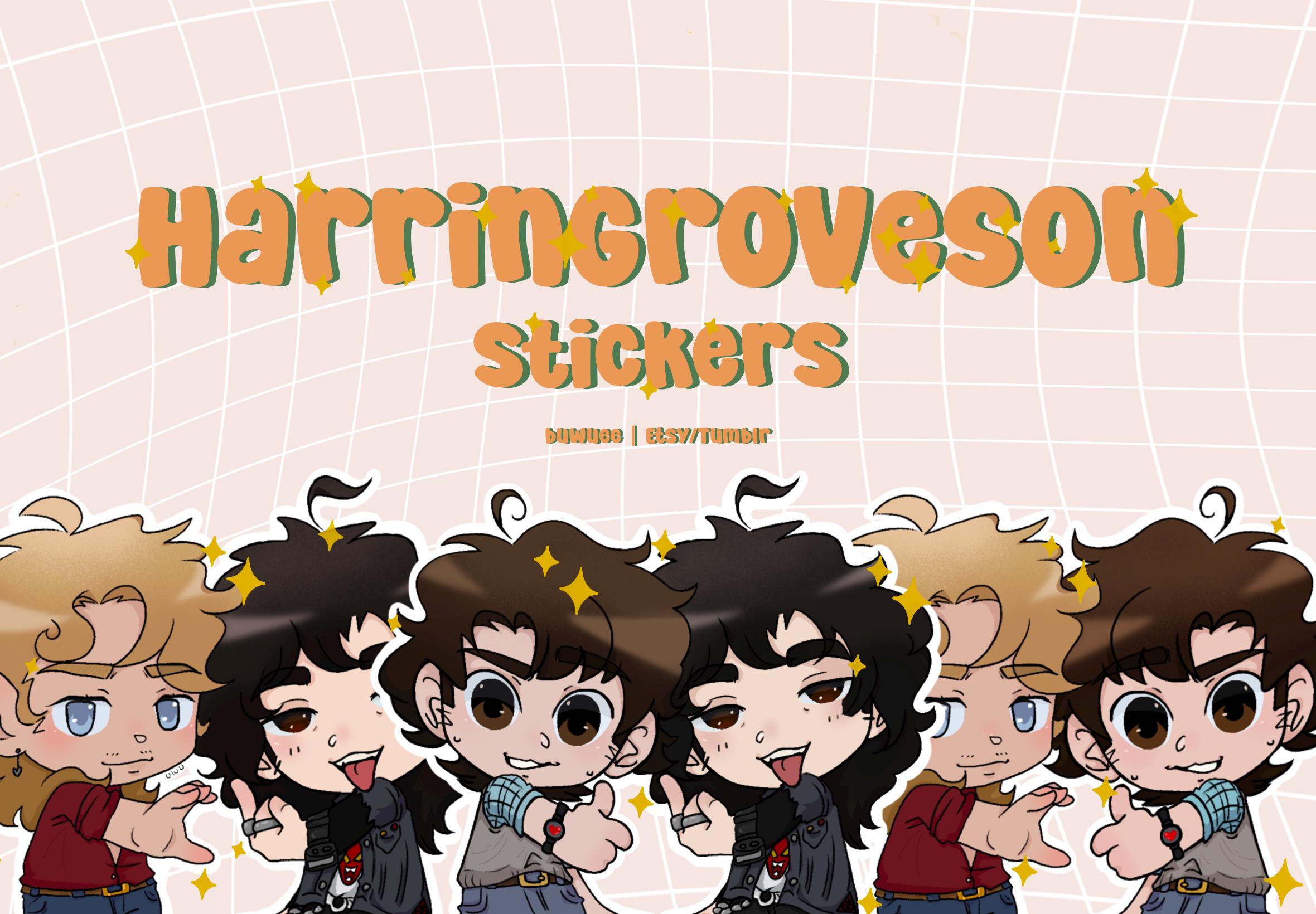 Stranger Things - Harringroveson Ship Stickers - Etsy