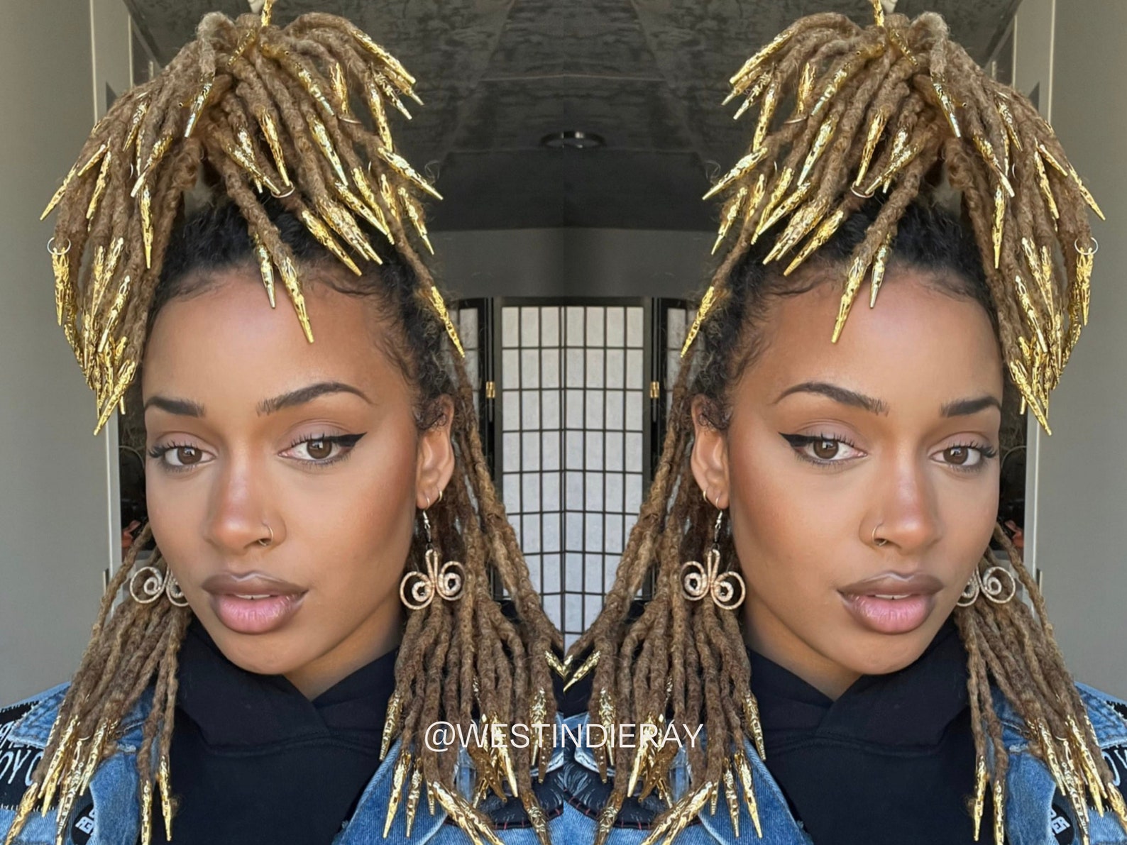 Goddess Hair Beads Gold Silver Braid Locs Accessories Hair Jewelry - Etsy