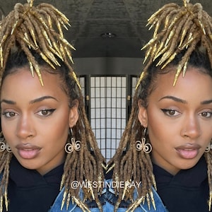 Goddess Hair Beads— Gold Silver Braid Locs Accessories Hair Jewelry - Etsy