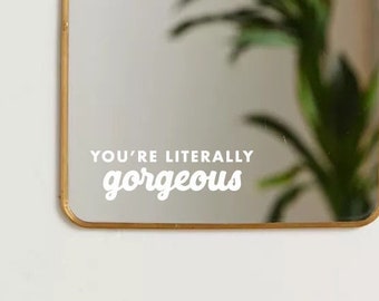 Wall Decal Mirror - Etsy