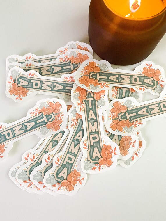 Tampa Sign Sticker | Etsy