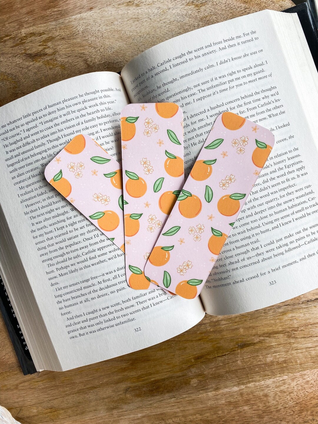 Oranges Bookmark Laminated Bookmark Citrus Bookmark - Etsy