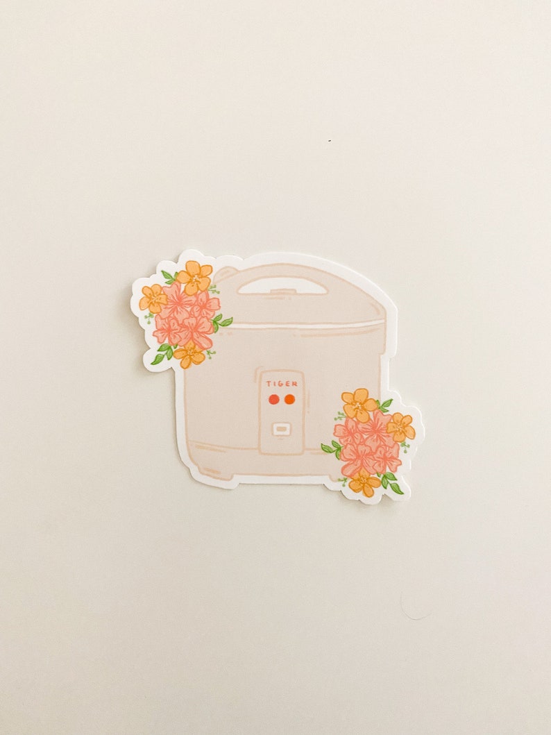 Rice Cooker Sticker Asian Sticker Food Sticker Chinese - Etsy