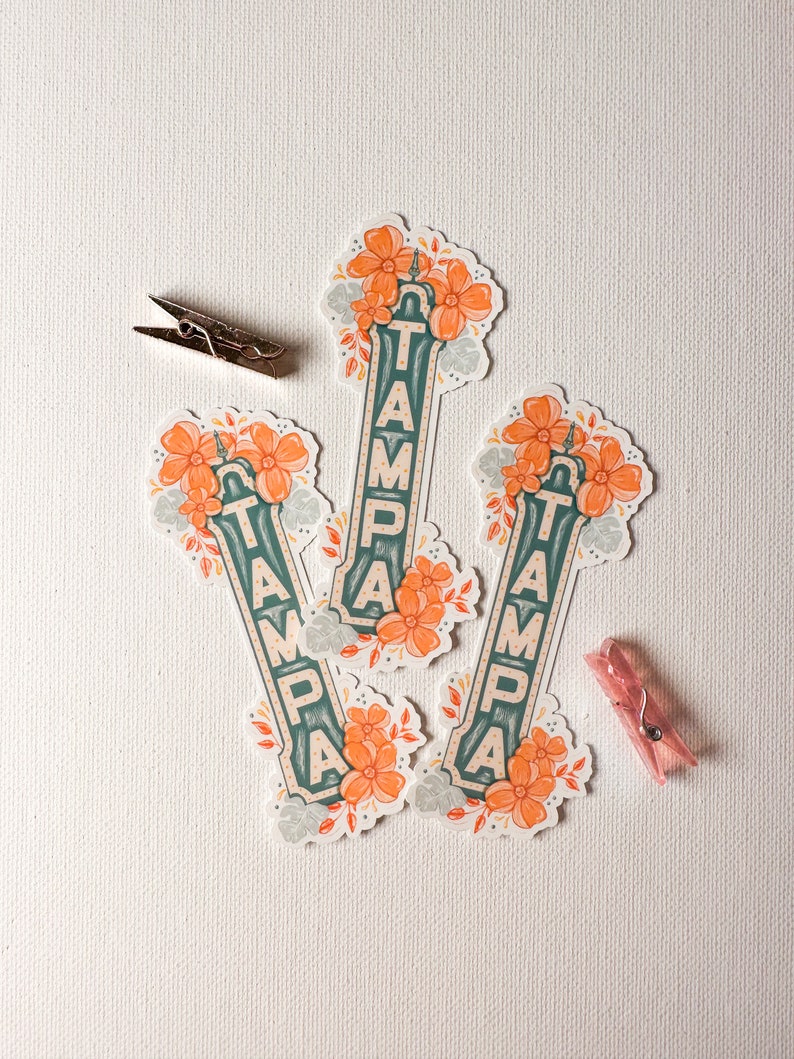Tampa Sign Sticker - Etsy