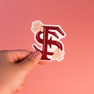 Florida State Sticker FSU Sticker FSU Logo Sticker Florida - Etsy