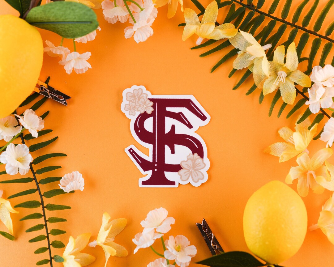 Florida State Sticker FSU Sticker FSU Logo Sticker Florida - Etsy