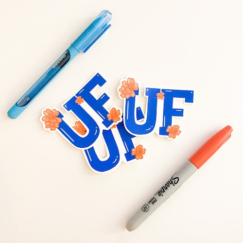 UF Gators University of Florida Pennant Print - Etsy