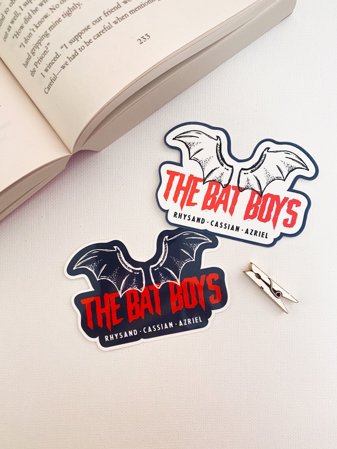 ACOTAR Sticker, Bat Boys Sticker, the Bat Boys, Rhysand Sticker ...