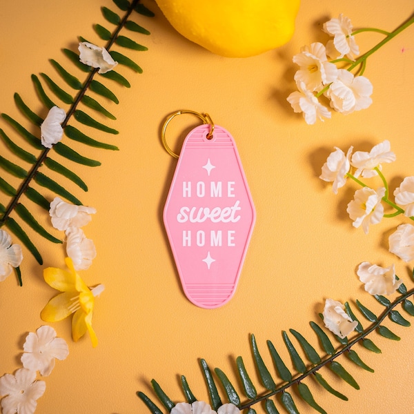Home Keychain - Etsy