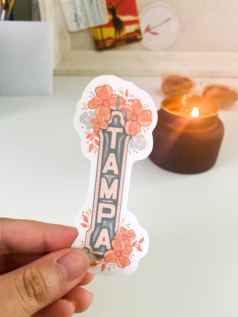 Tampa Sign Sticker | Etsy