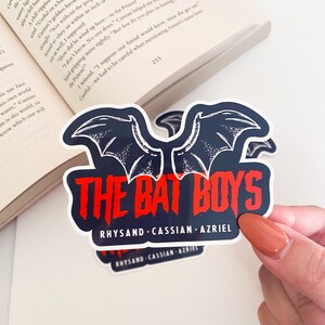 ACOTAR Sticker, Bat Boys Sticker, the Bat Boys, Rhysand Sticker ...
