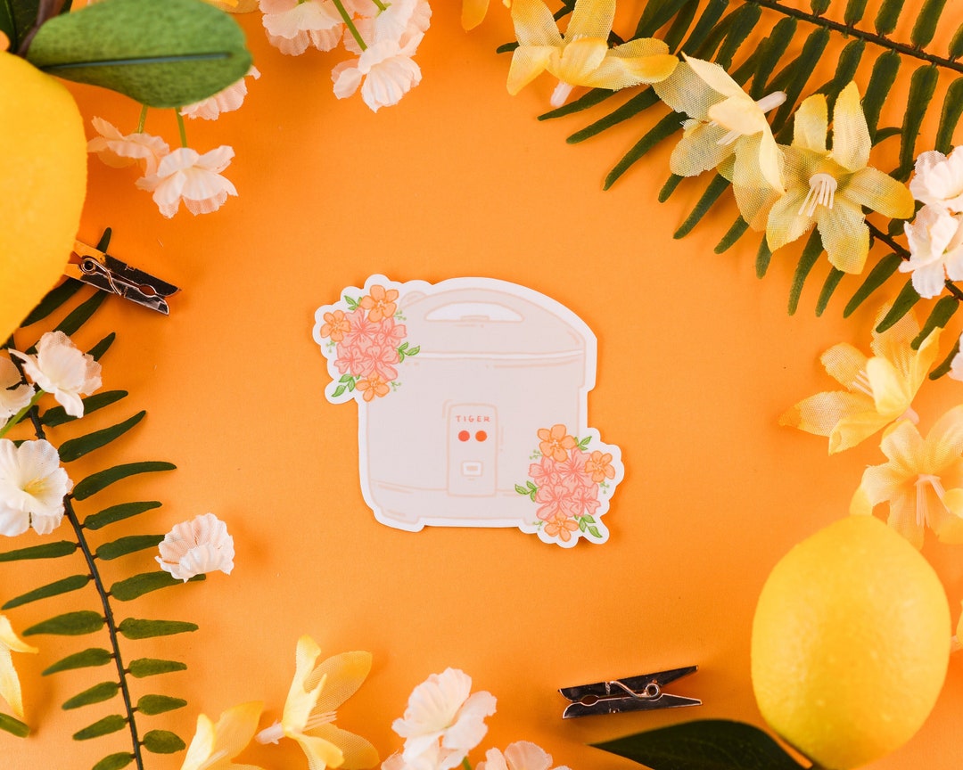 Rice Cooker Sticker, Asian Sticker, Food Sticker, Chinese Sticker ...