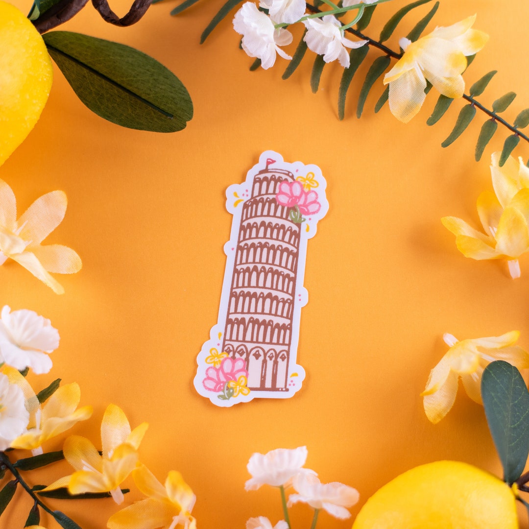 Leaning Tower of Pisa Sticker, Italy, Travel, Landmark - Etsy