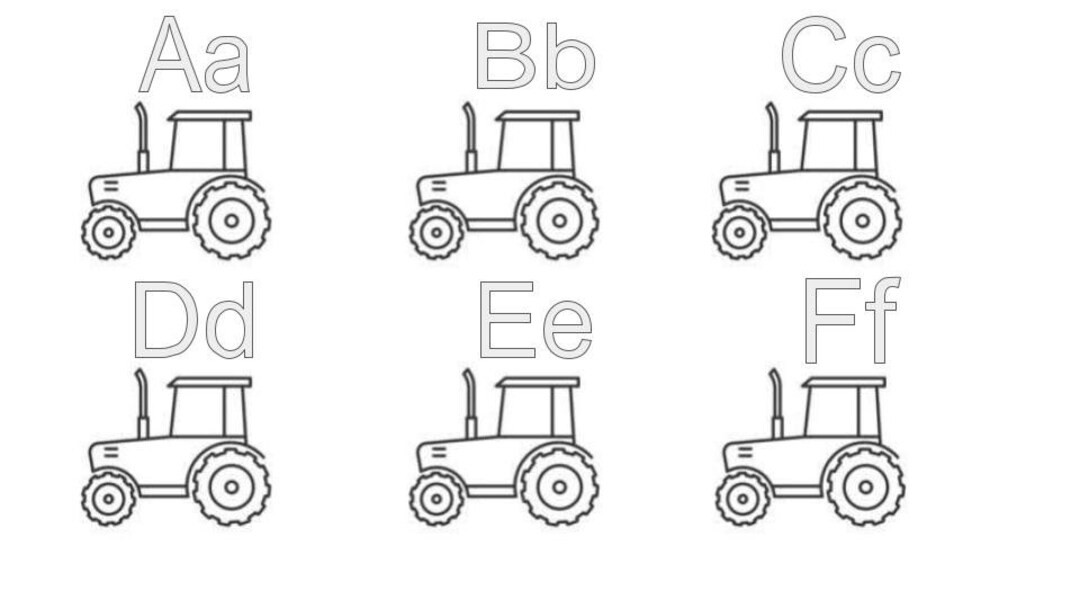 Tractor Work Sheets - Etsy
