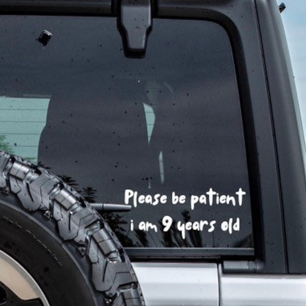 Please Be Patient Bumper Sticker - Etsy
