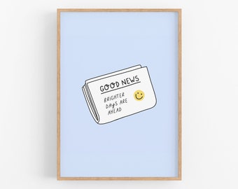Good Days Ahead Poster - Etsy