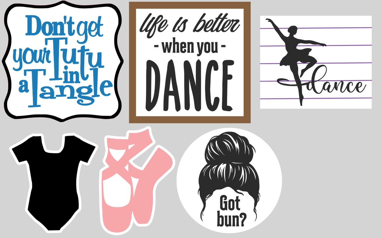 Ballet Tiered Tray Cut Design (digital Download Only) - Etsy