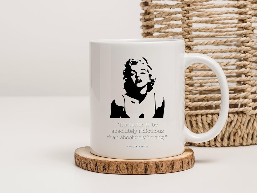 Marilyn Monroe Mug | Hollywood Vintage Mug | Marilyn Monroe Gift ...