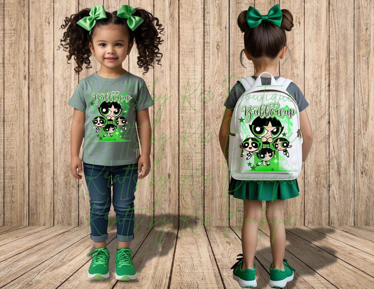 Buttercup Powerpuff Girls Cartoon PNG, Bootleg T-shirt - Etsy