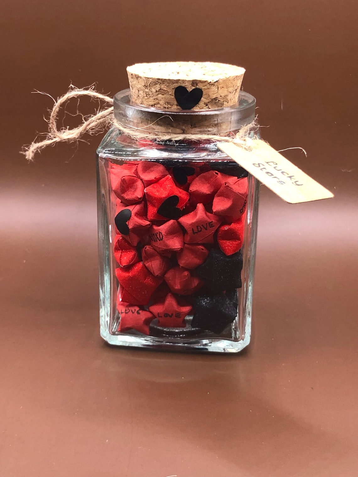 Love Lucky Star Jar | Origami | Japanese | Lucky Stars | Special Gift ...