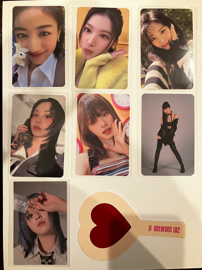 Twice Between 1&2 Album Complete Version All Inclusions Preorder Kpop Album TWICE - Etsy