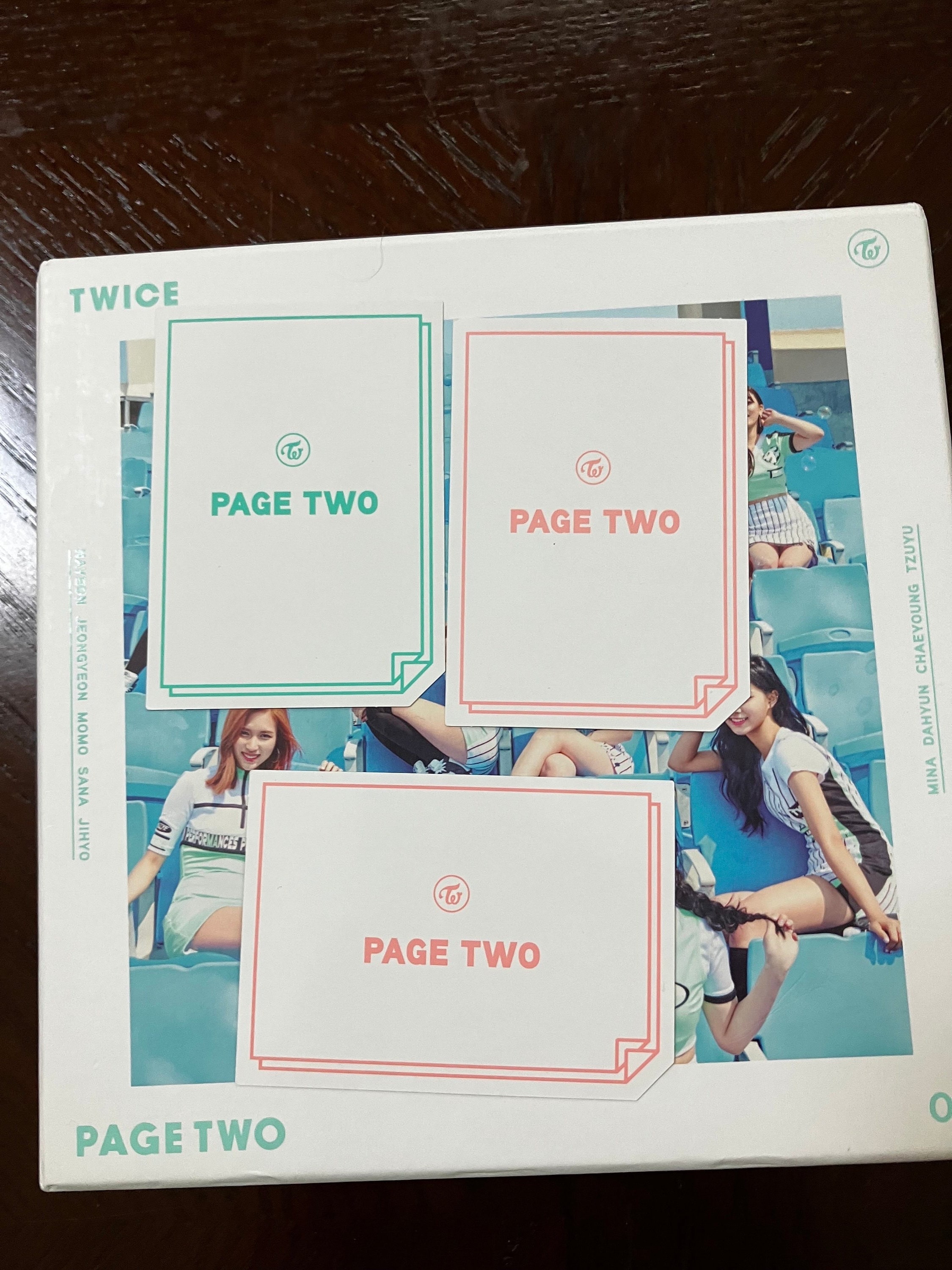 Twice Page Two Album Blue Version All Items Included Kpop - Etsy