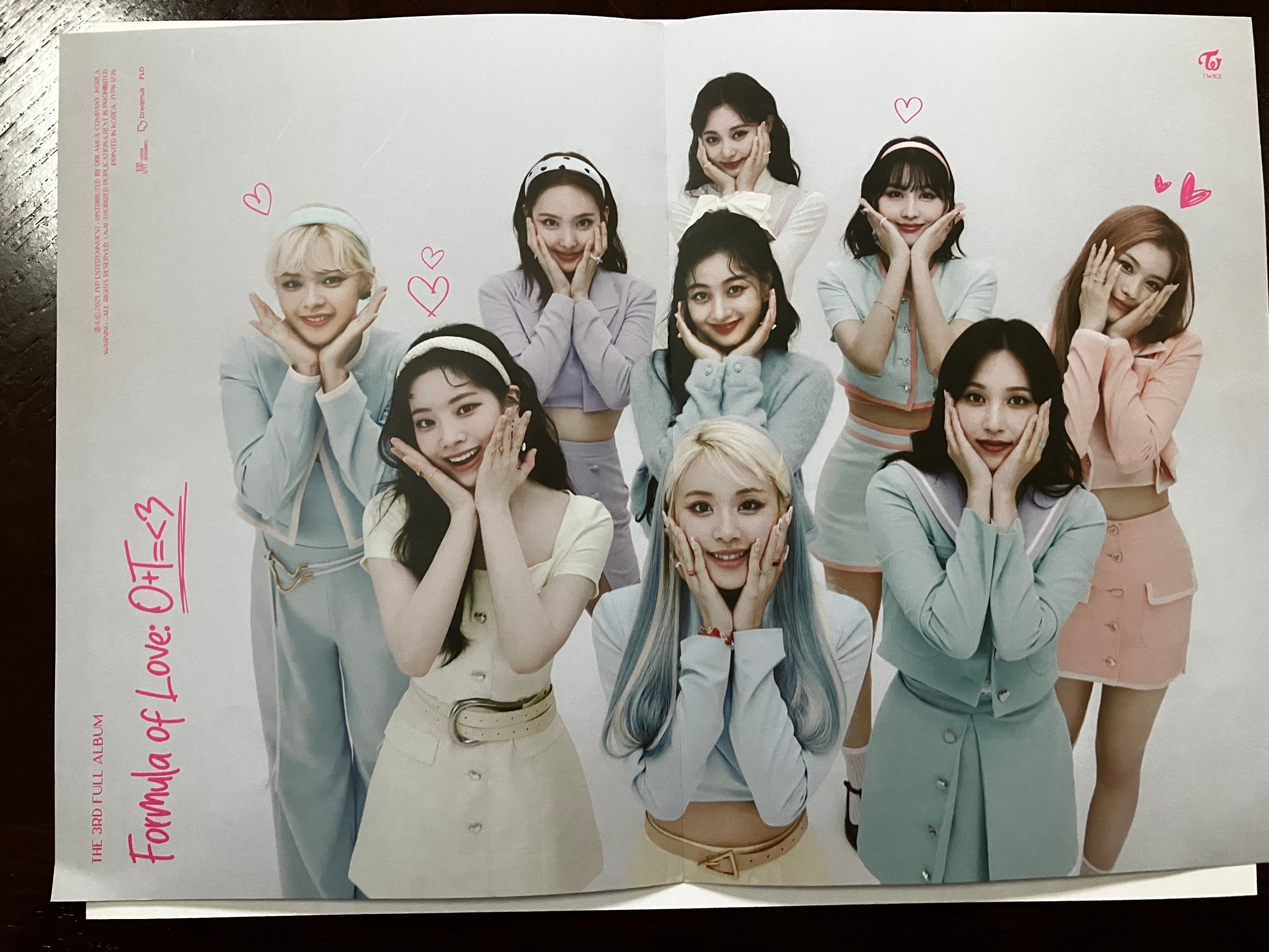 Twice Formula of Love Album Full of Love Version | All Inclusions ...