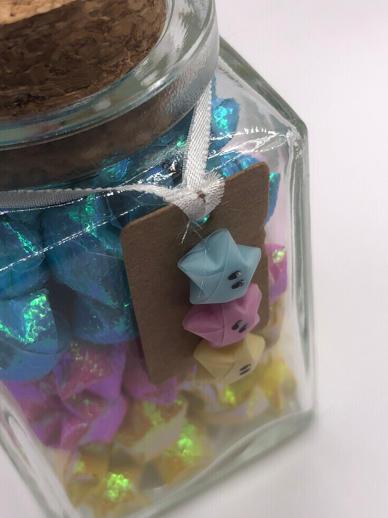 Shiny Lucky Stars | Iridescent | Lucky Stars | Jar | Represents a ...