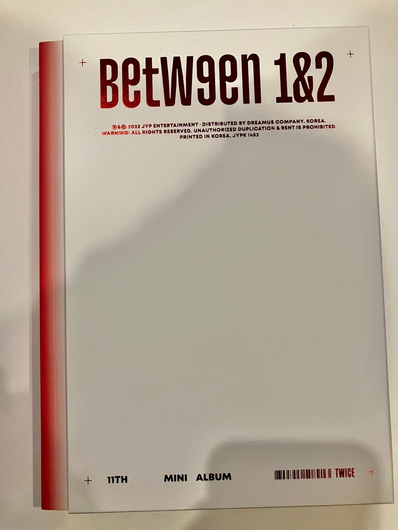 Twice Between 1&2 Album Complete Version | All Inclusions + Preorder ...