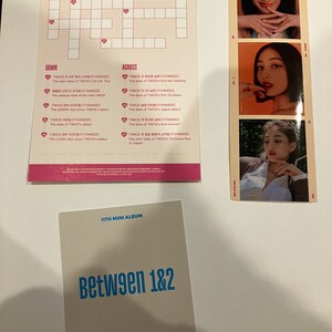 Twice Between 1&2 Album Complete Version | All Inclusions + Preorder | Kpop Album | TWICE - Etsy