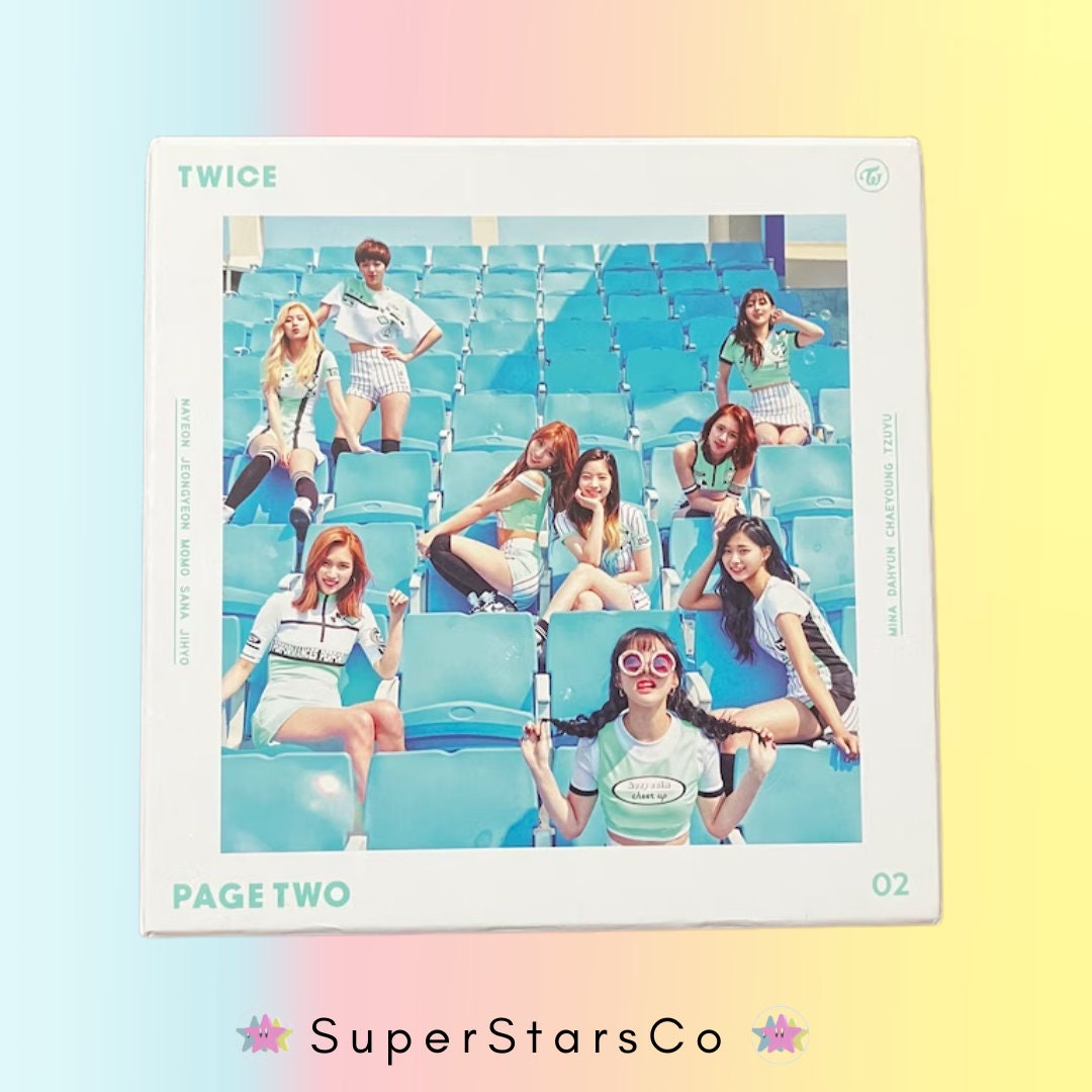 Twice Page Two Album Blue Version | All Items Included | Kpop Album ...