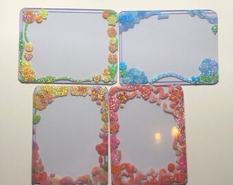 Decorated Toploader Toploader K-pop Photocard PC Polco - Etsy