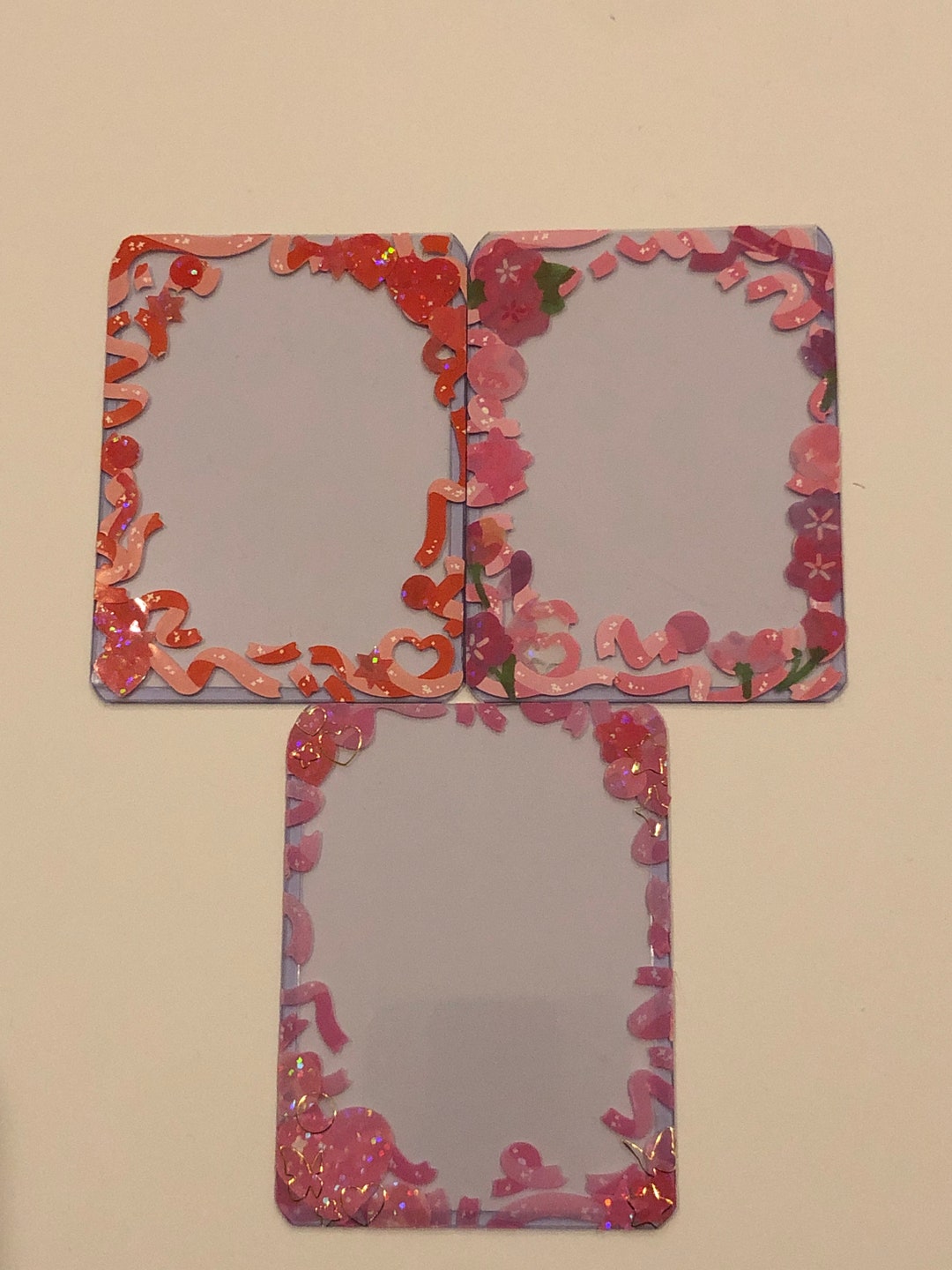 Decorated Toploader 3 Set | Toploader | Kpop Photocard | PC | Polco ...