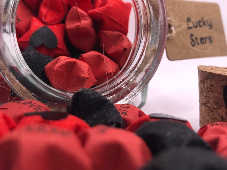 Love Lucky Star Jar | Origami | Japanese | Lucky Stars | Special Gift ...