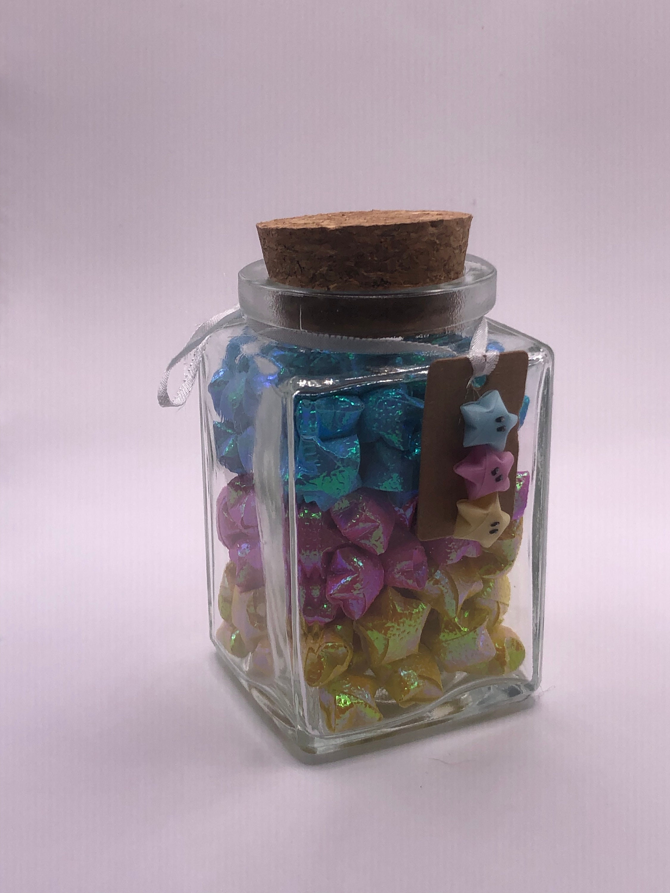 Shiny Lucky Stars | Iridescent | Lucky Stars | Jar | Represents a ...