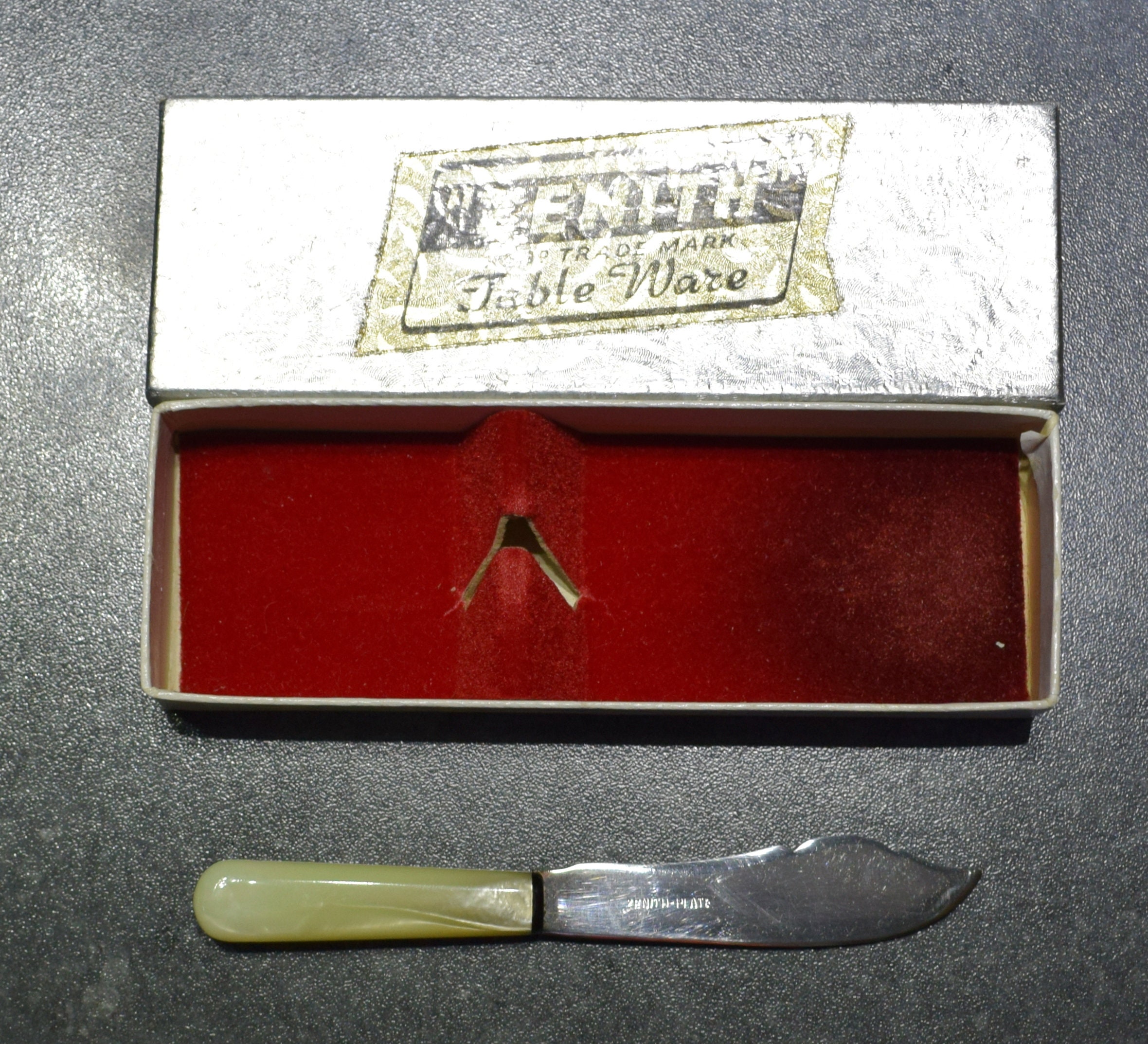 ZENITH Table Ware Antique Knife in Box From Lairg ~~L@@K~~ - Etsy