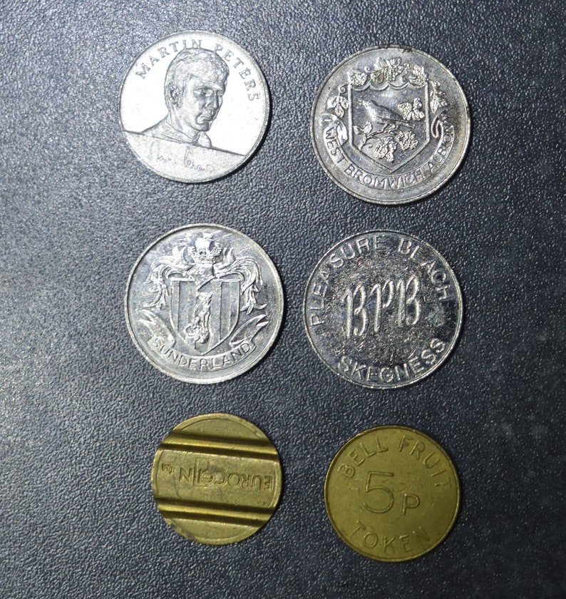 GB Coins 6X Gaming Token 1970 ---> ~~L@@K~~ - Etsy