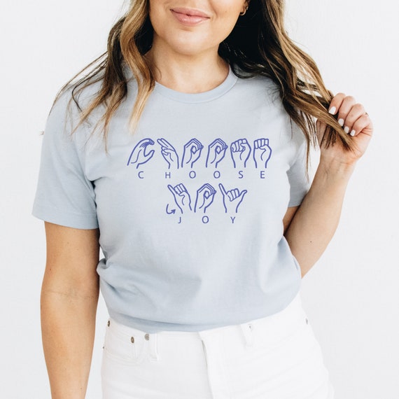 Sign Language Choose Joy Svg File ASL Choose Joy Svg Choose | Etsy