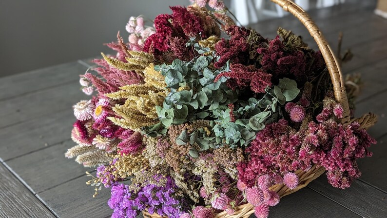 DIY Dried Flower Bundle, Assorted Types & Colors, Farm Grown - Etsy