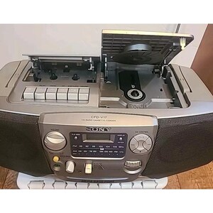 Sony CFD-V17 Am/fm Radio CD Cassette Recorder Boombox Mega Bass - Etsy