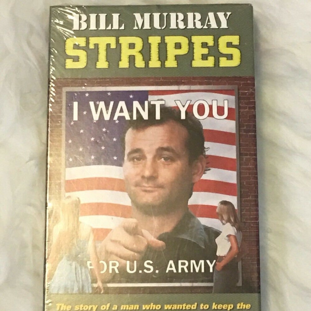 Stripes VHS Sealed New, Bill Murray - Etsy