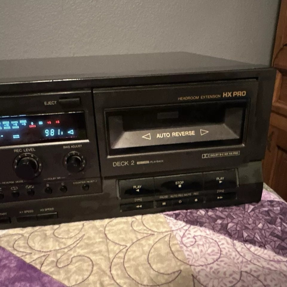 Technics RS-TR333 Vintage Dual Double Cassette Tape Deck Player ...