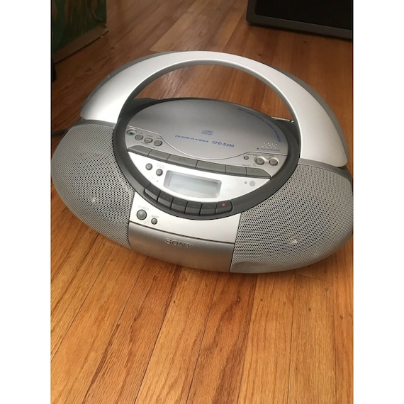 Sony Cfd-s350 Cd/headphone Jack/radio/cd-r Playback/cd-rw - Etsy